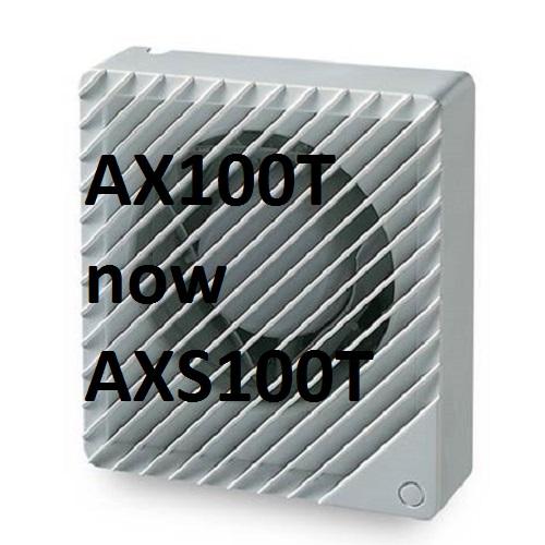 Standard Bathroom Extractor Fan with Pull Cord & Timer Greenwood AXS100T